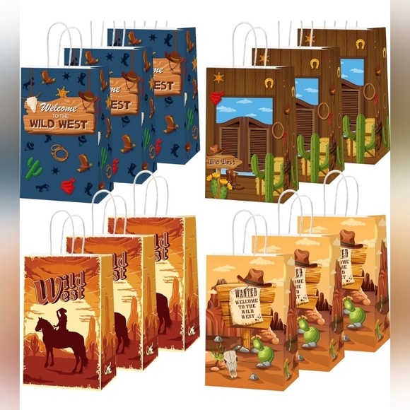 Party Supplies | Wild West Cowboy Gift Goody Candy Treat Wild West ...